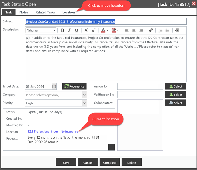 How to Relocate Tasks – Affinitext