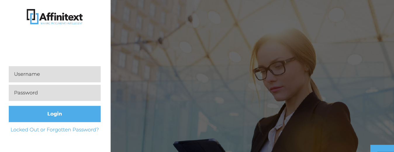 Resetting your Password – Affinitext